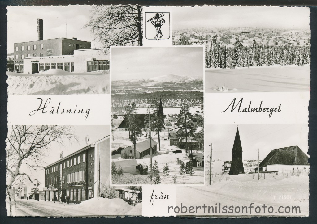 Hälsning från Malmberget. Frankerat 1964_0001 | Robert Nilsson Foto